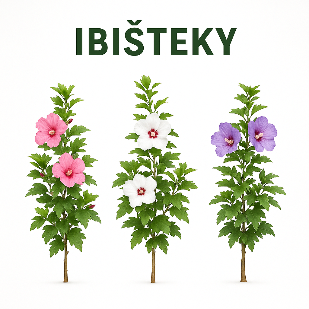 Ibišteky (Hibiscus syriacus) – kvitnúce okrasné kry | OASIS.sk